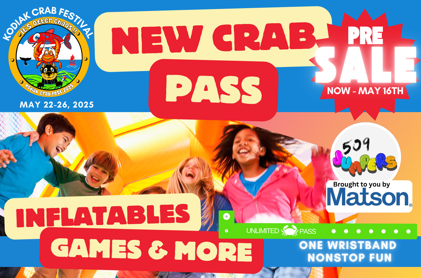 Kodiak Chamber of Commerce | 2025 Crab Fest Presale Web Banner (1752 x ...